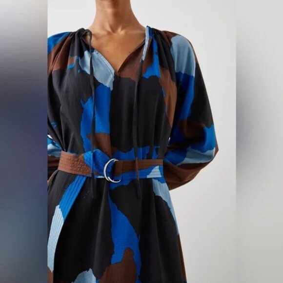 Rails | Dresses | Rails Leanna Dress Blue Multi Color Block Size Small ...